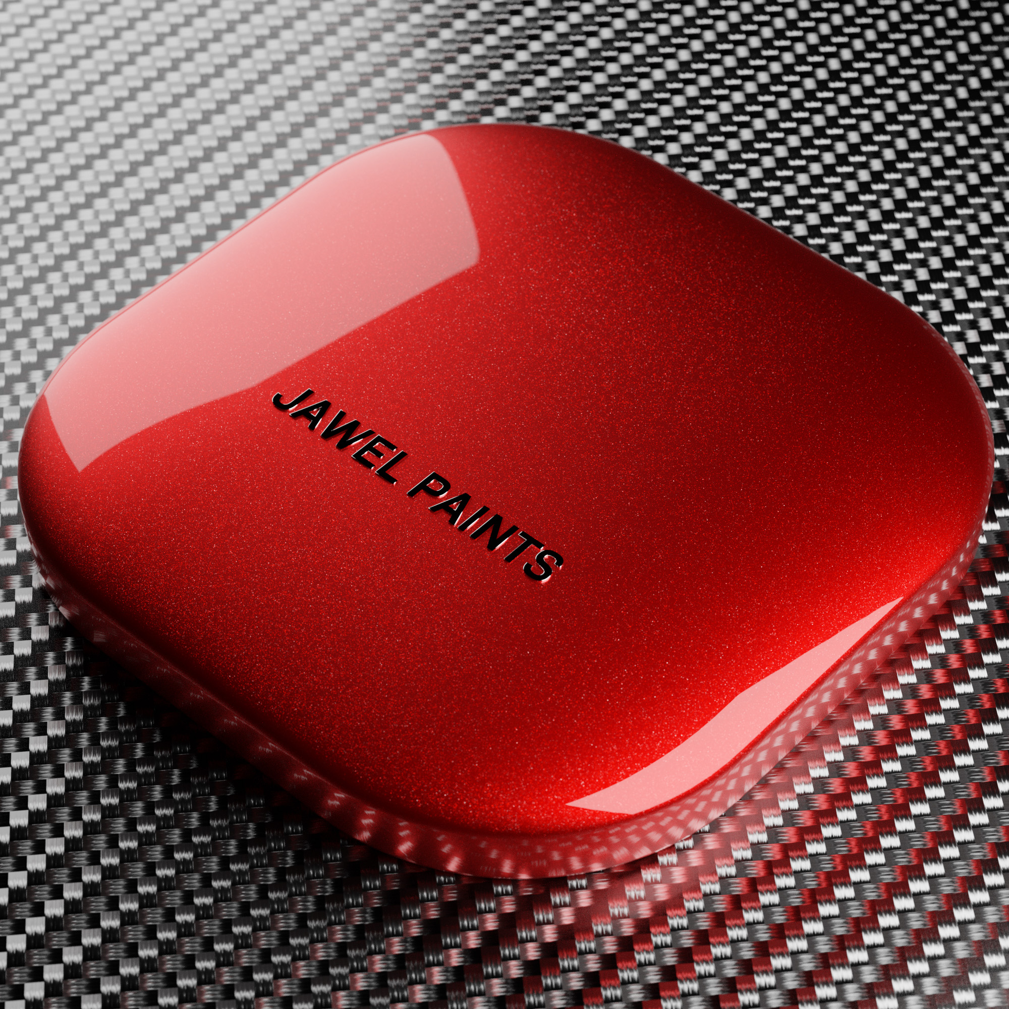 Polyester Basecoat Candy Ruby Red 1Litre - Jawel Paints