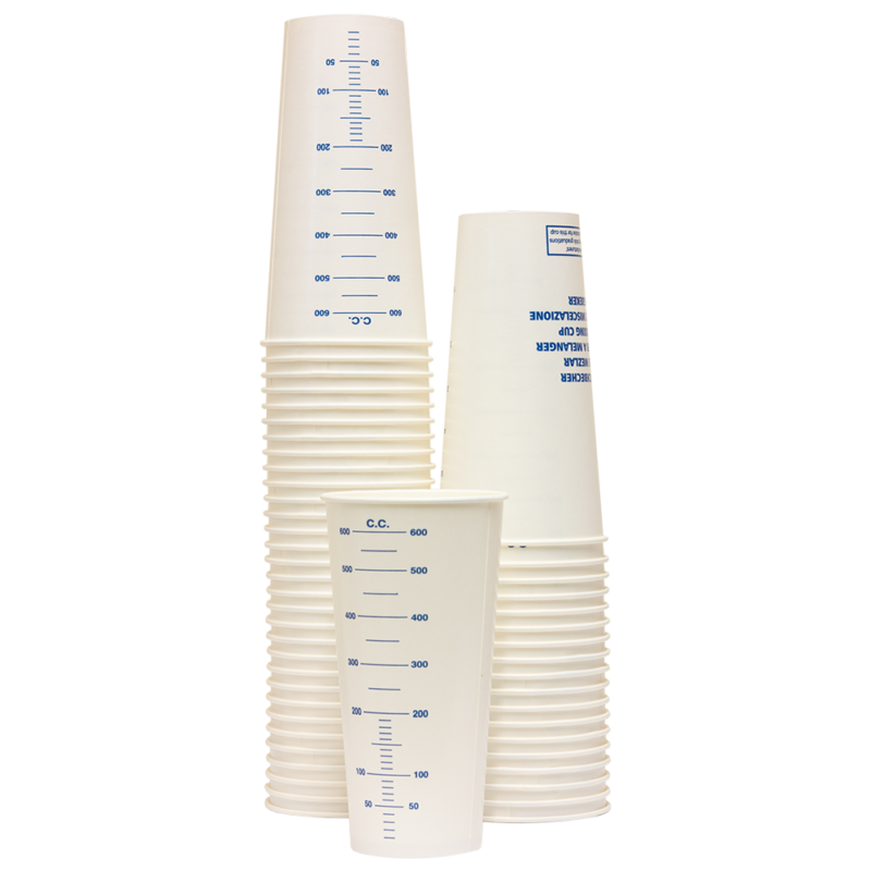 Plastic Mixing Cups PK50 - Jawel Paints