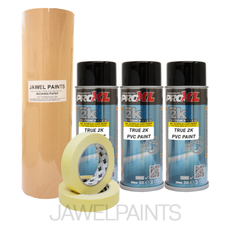 2K PVC Aerosol Paint Kit - Jawel Paints
