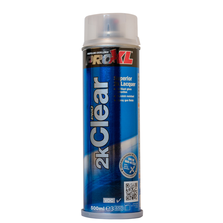 PRO-XL 2K Clear Lacquer 500ml Aerosol - Jawel Paints