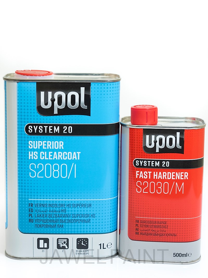 U-POL 2K HS Clear Lacquer 20:80 Kit 1.5Litre - Jawel Paints