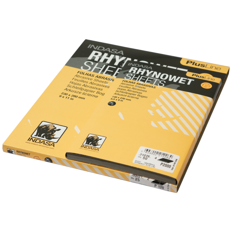 Indasa RHYNOWET P120 - P2000 Waterproof Paper - Jawel Paints
