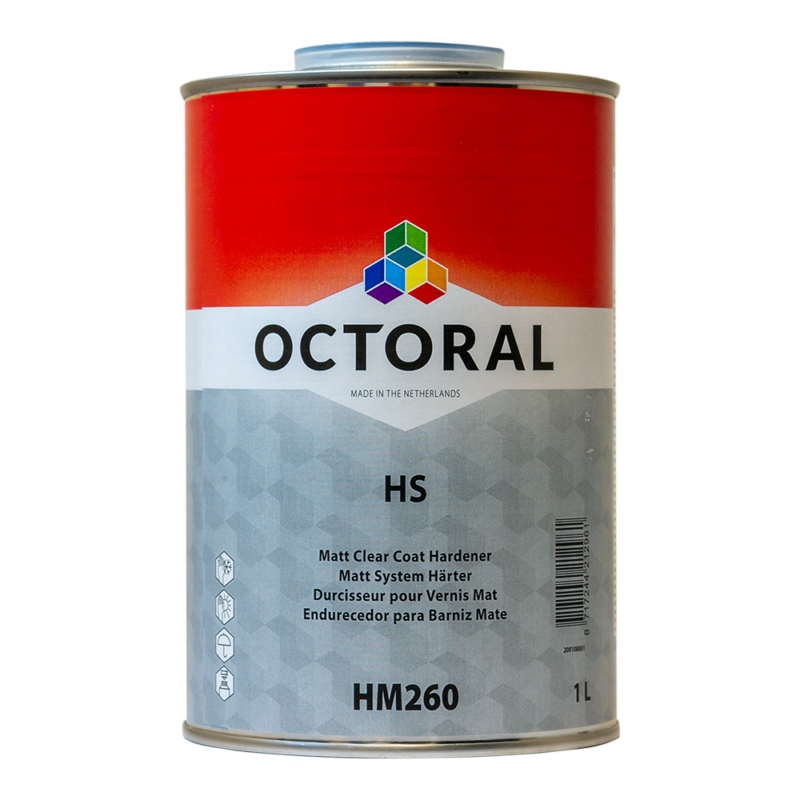 Octoral HM260 HS Matt Clear Coat Hardener 1Litre - Jawel Paints