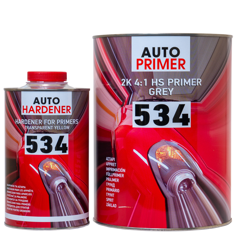 HB Body 534 2K HS Acrylic Primer Grey 5Litre Kit - Jawel Paints