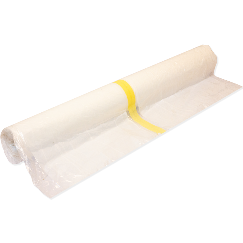 Static Masking Film Roll with Tape, 360cm x 22.5meters - Jawel Paints