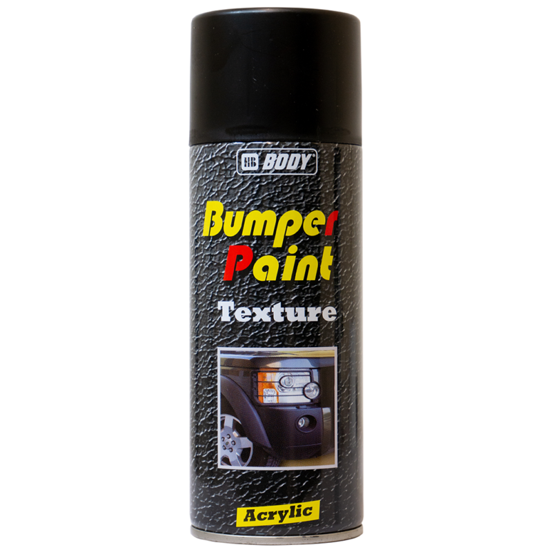 HB Body Texture Black Bumper Paint Aerosol 400ML - Jawel Paints